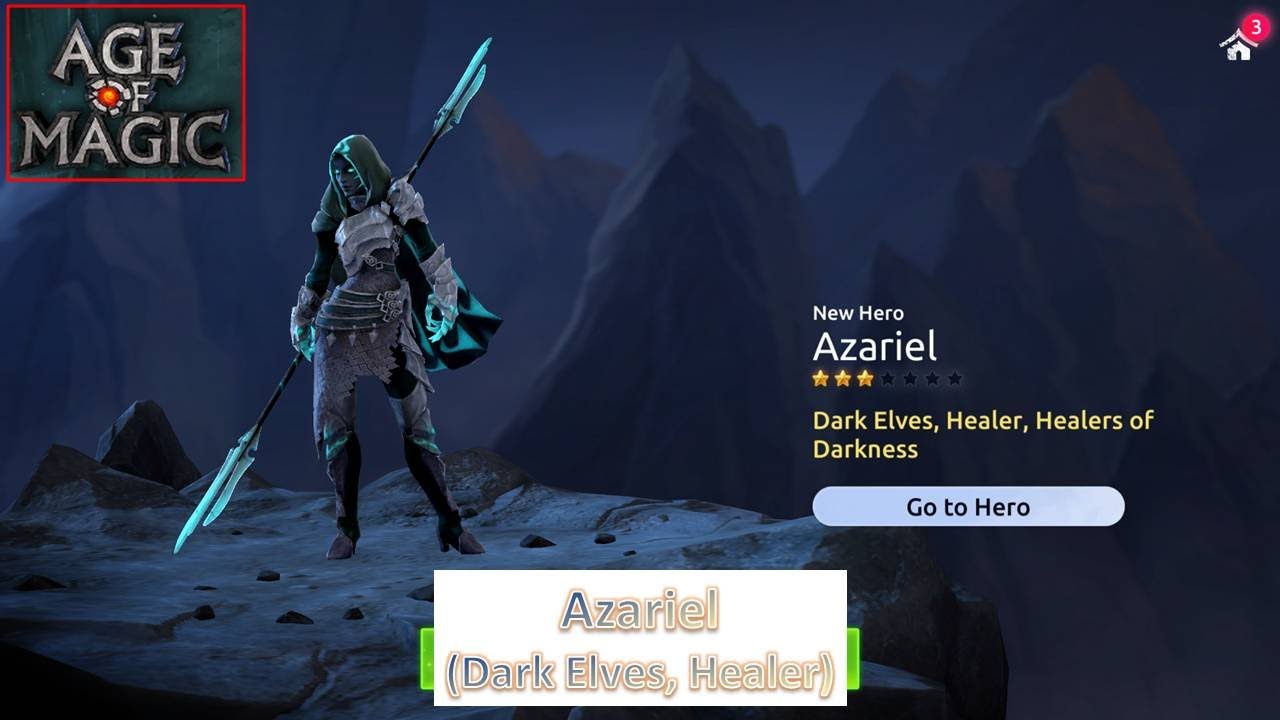 Age of Magic - Unlock Azariel (Dark Elves, Healer) - YouTube