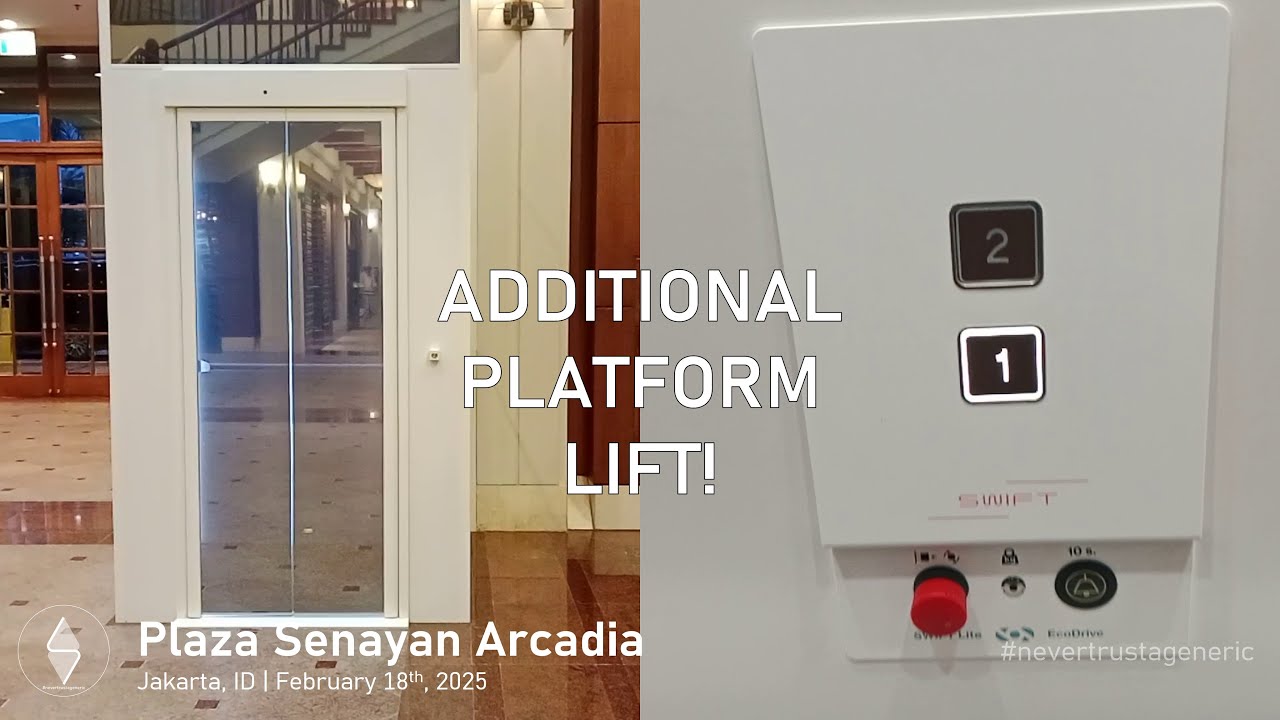 NEWEST ADDITION! | Brand New Swift Lite Platform Lift / Elevator - Plaza Senayan Arcadia ...