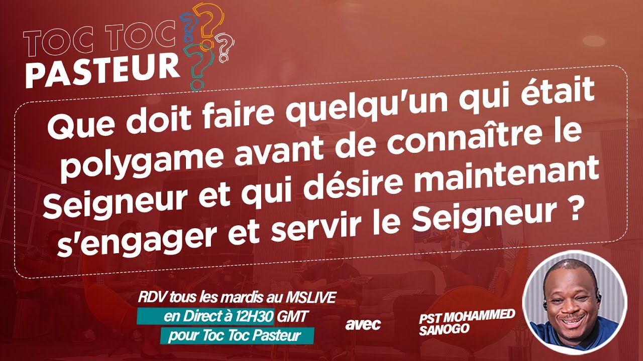 Que doit faire quelqu'un de polygame qui désire s'engager et servir le ...
