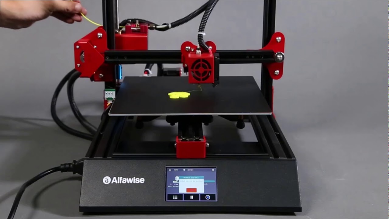 Alfawise U50 DIY 3D Printer 3.5 inch Touch Screen Review Price Gearbest ...
