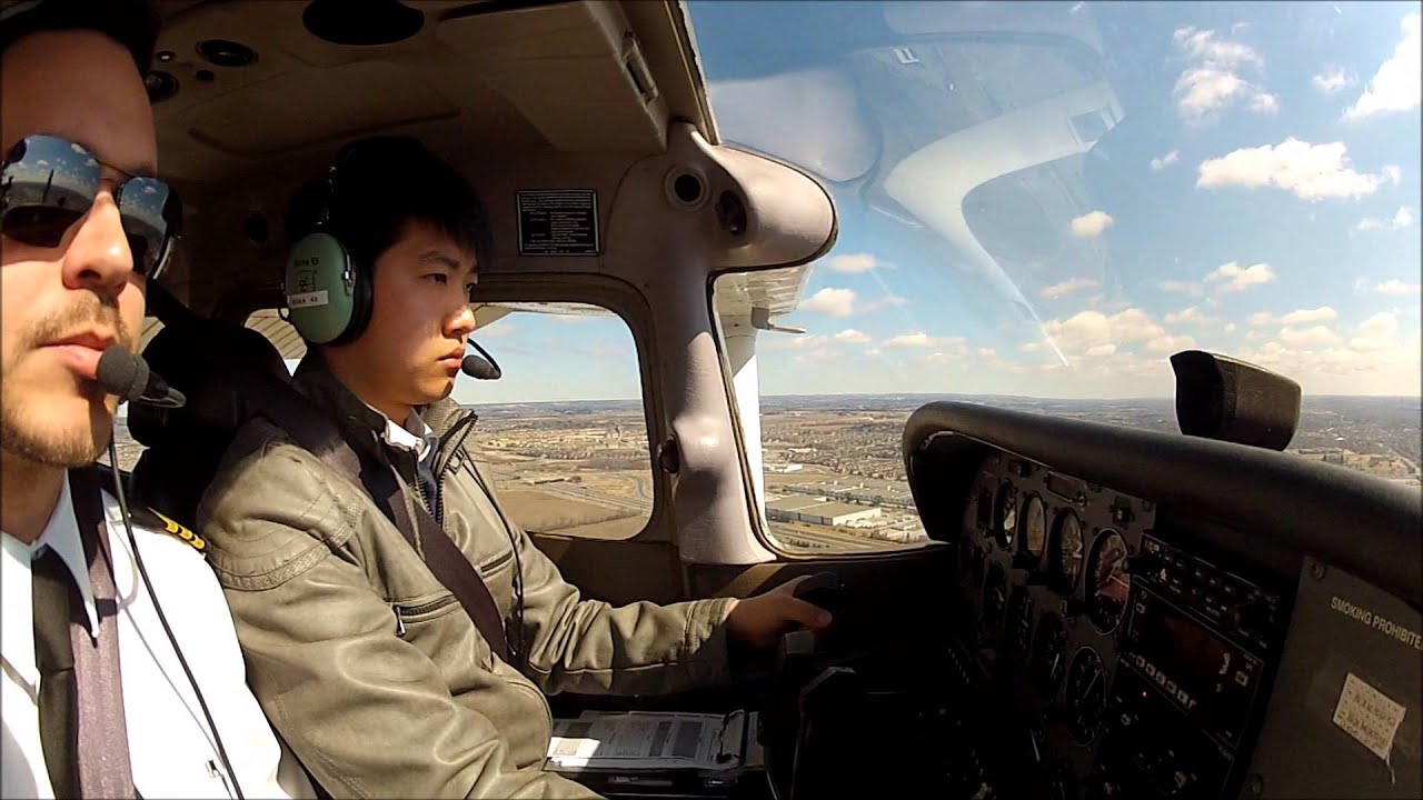 Toronto Airways Flight Training. Cessna 172 CPL training flight - YouTube