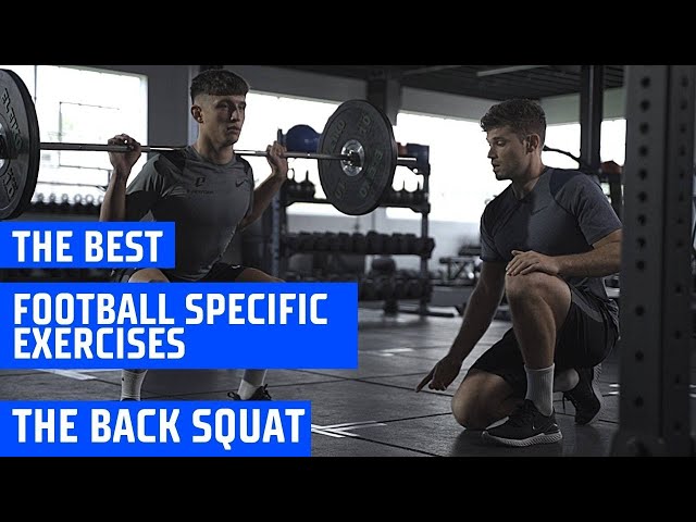 Back Squat Football Player