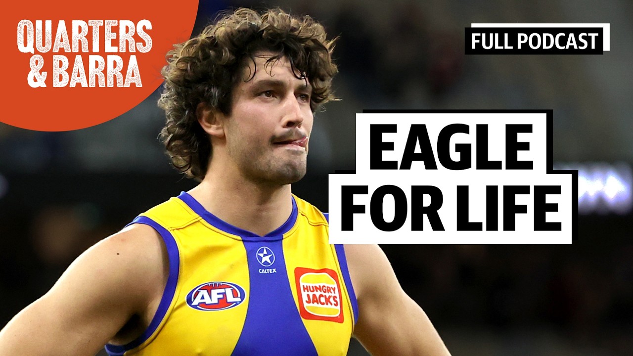 Tom Barrass' Eagles pledge & Optus Stadium under fire | The Game with Quarters & Barra - YouTube