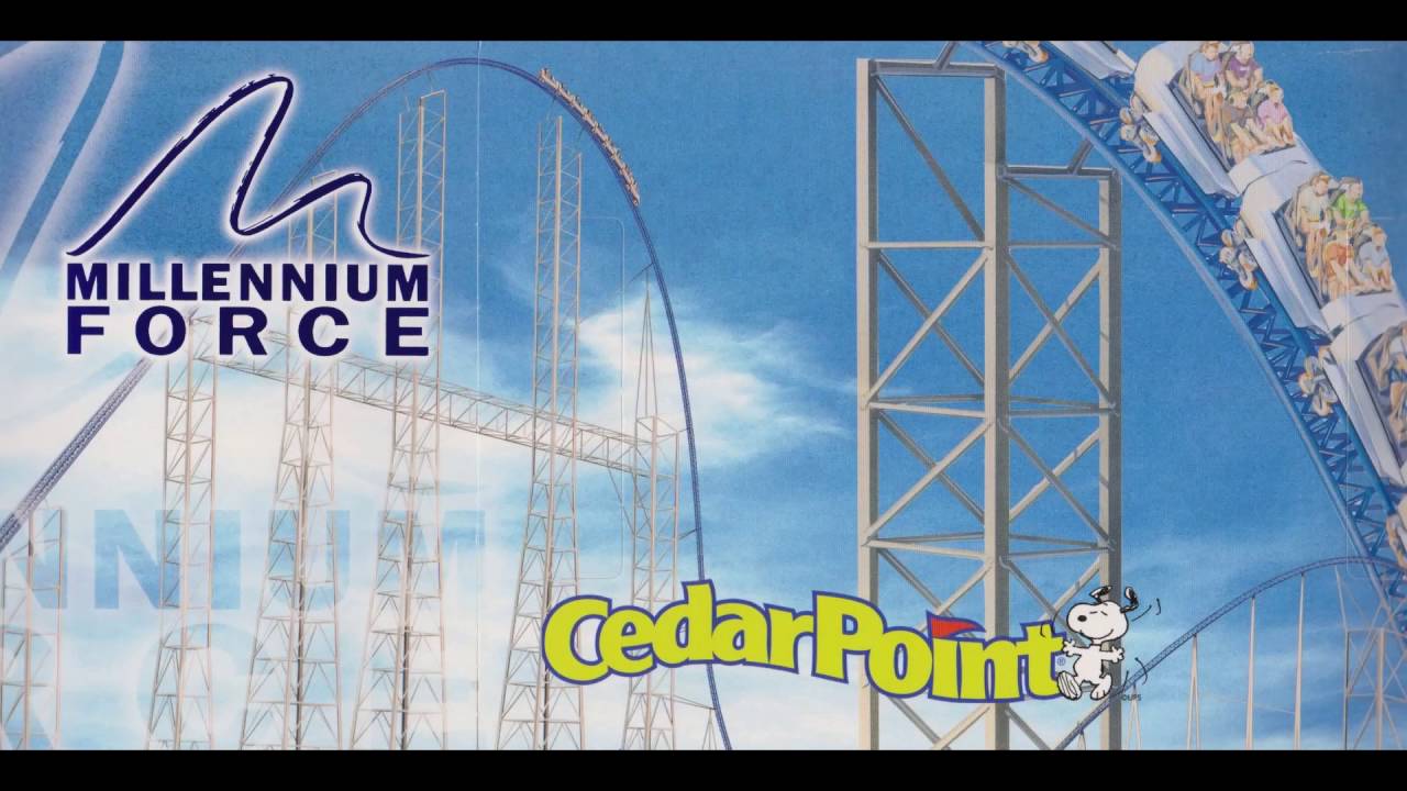 Millenium Force Cedar Point 2001. - YouTube