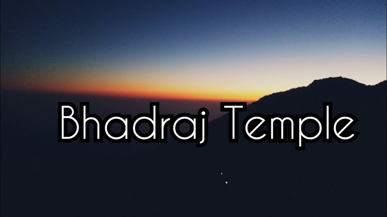 bhadraj temple trek | Mussoorie Uttrakhand | adhura rha vlog - YouTube