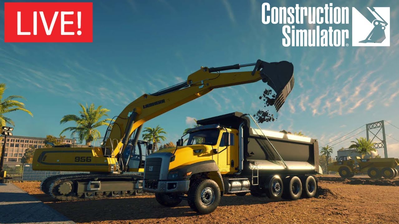 🔴LIVE: FINISHING THE AMERICAN CAMPAIGN!! | Construction Simulator (2022 ...