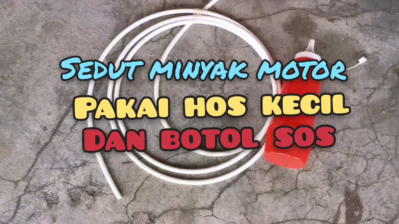 Cara Buat Sendiri Pam Minyak Pakai Hos / Getah Paip Tanpa Sedut Guna ...
