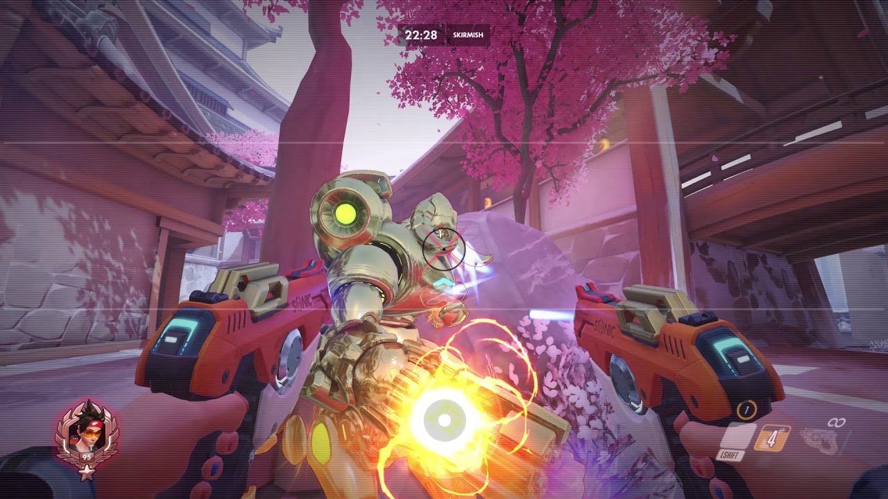 Overwatch Hanamura Winter Skirmish Orisa Sombra Reinhard - YouTube