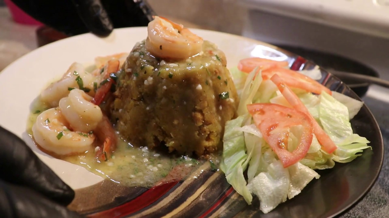 Como hacer mofongo super rápido y rico - YouTube