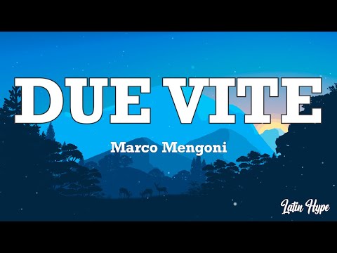 Marco Mengoni - DUE VITE (Testo/Lyrics) | Sanremo 2023 - YouTube