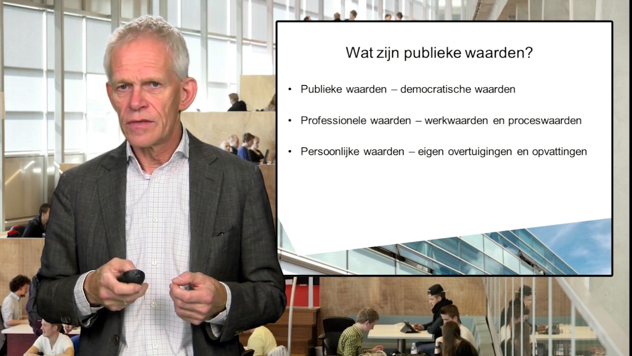 Kennisclip: Wat zijn publieke waarden? door Jelle Dijkstra - YouTube
