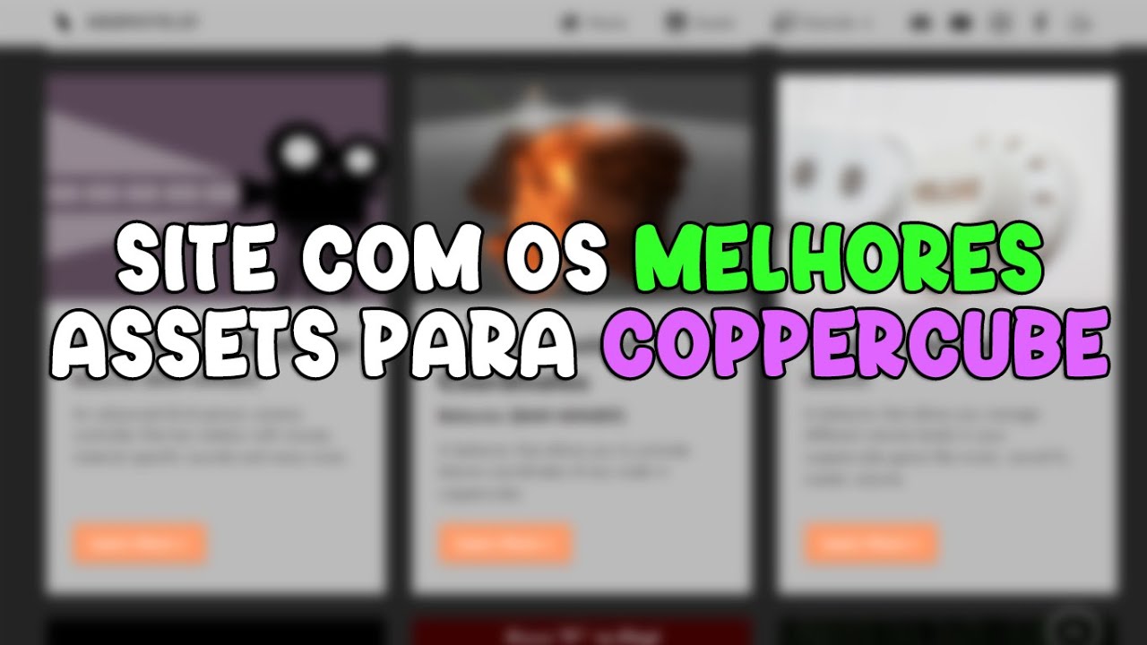 O Melhor Site para Baixar Assets e Plugins para CopperCube - 2023 - YouTube