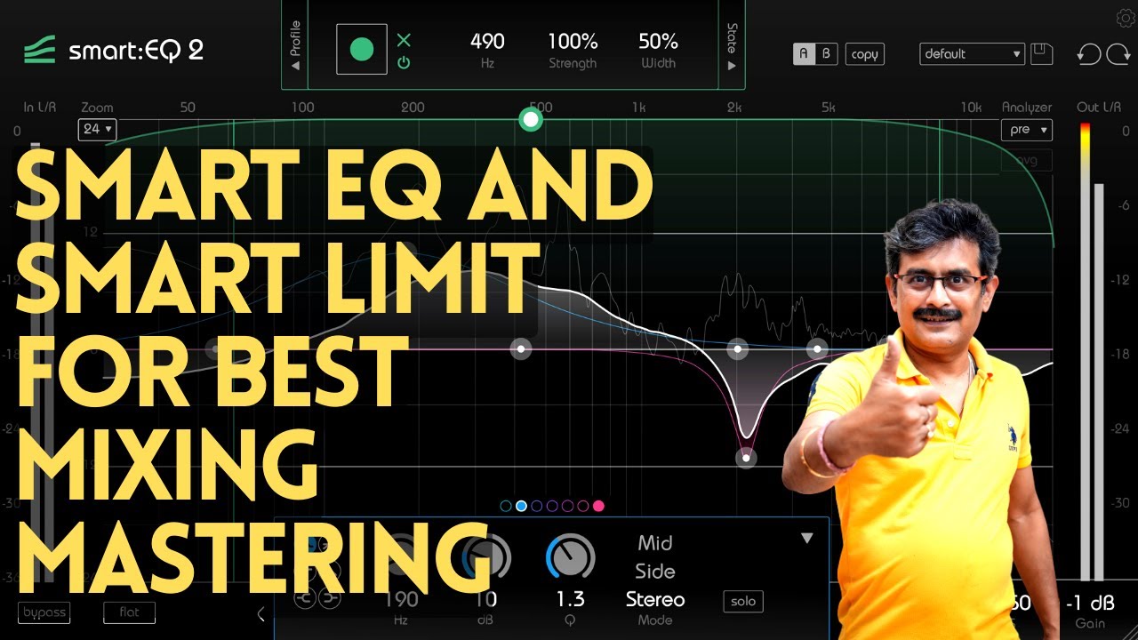 Smart EQ and Smart limit for Best Mixing Mastering ||| - YouTube