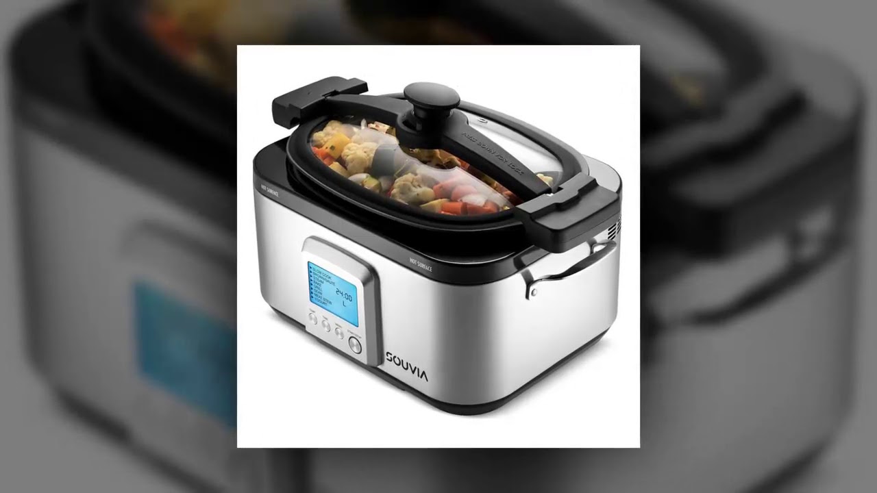 Souvia 8 in 1 Multi Cooker – 7 Quart - Programmable LCD Control Panel ...