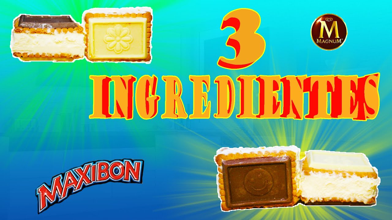 COMO HACER HELADO/3 RECETAS DE HELADOS/MEGA CHOCOLATE/ TRADICIONAL ...