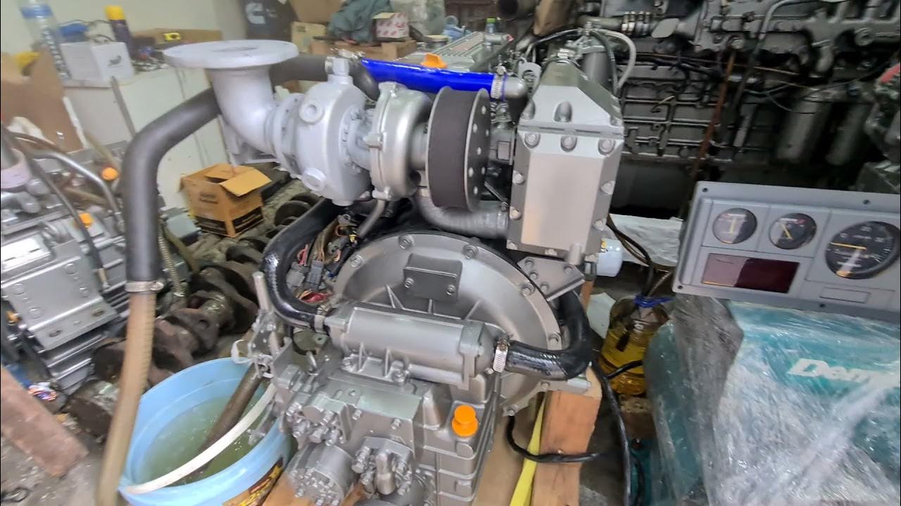 YANMAR 4LH-HT 110PS RATIO 2.96 - YouTube