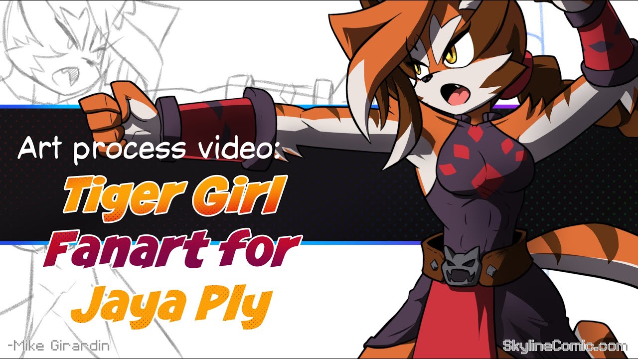 Jaya Ply Tiger girl timelapse - YouTube