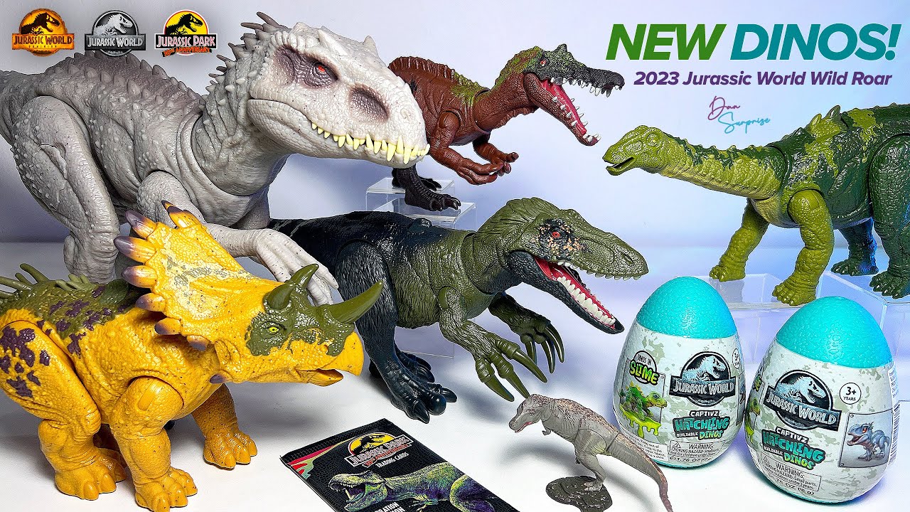 NEW DINOSAURS Toys! Jurassic World Orkoraptor, Irritator, Nigersaurus ...