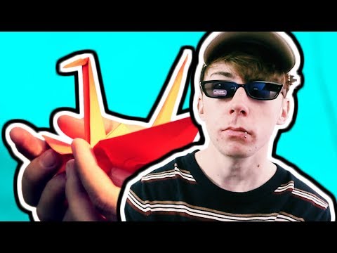 Lonniedos gives origami crane tutorial (easy)