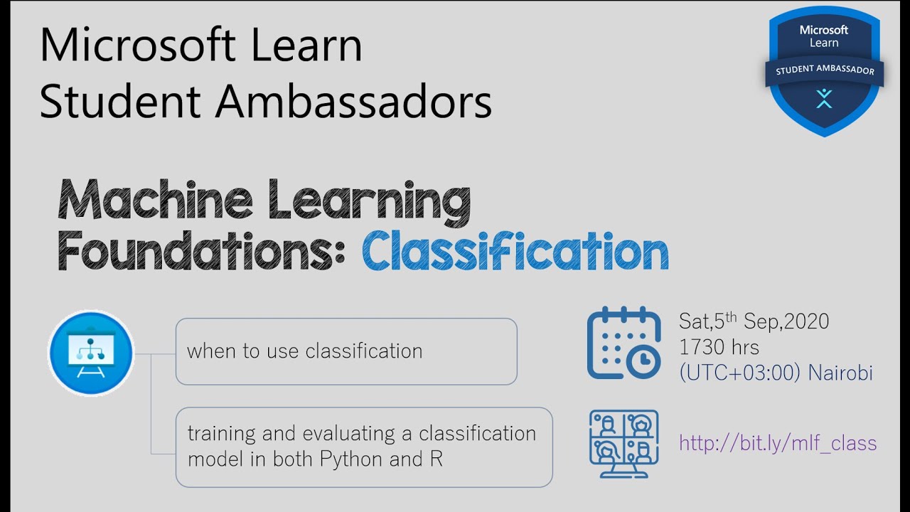 Machine Learning Foundations: Classification - YouTube