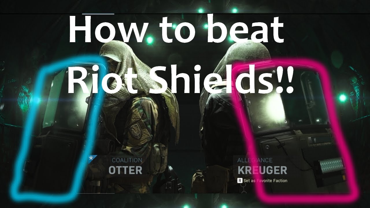 How to deal with Riot Shields!!! - YouTube