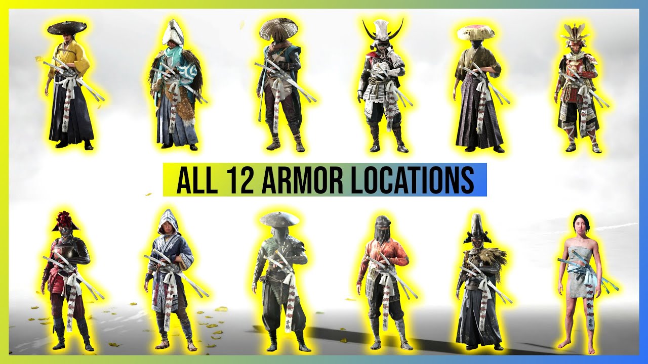 Ghost of Yotei: All 12 Armor & Outfit Locations - YouTube