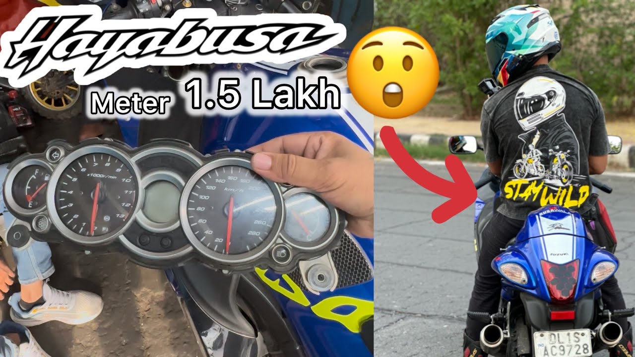 Expensive Bike Part? Hayabusa Meter at 1.5 Lakh + NEW LIGHT!" "Hayabusa ...