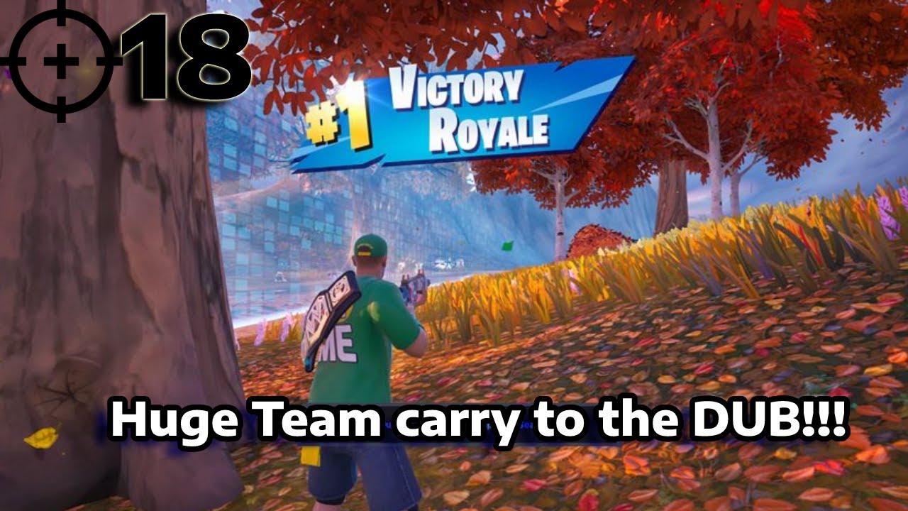 Putting the team on my back to take the DUB!! - YouTube