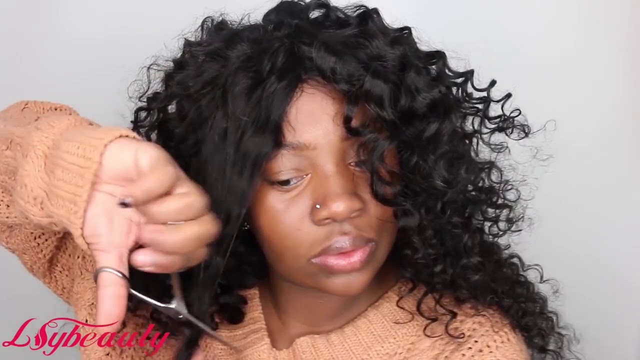 Quick Weave Tutorial Start to Finish: Deep Curly Human Hair Weave ...