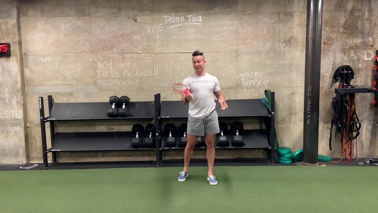 Resistance Band Single Arm Snatch - YouTube
