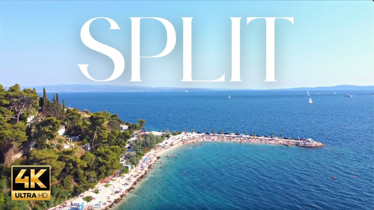 SPLIT CROATIA 4K | Incredible Drone Footages 2022 | Beaches and Old Town - YouTube