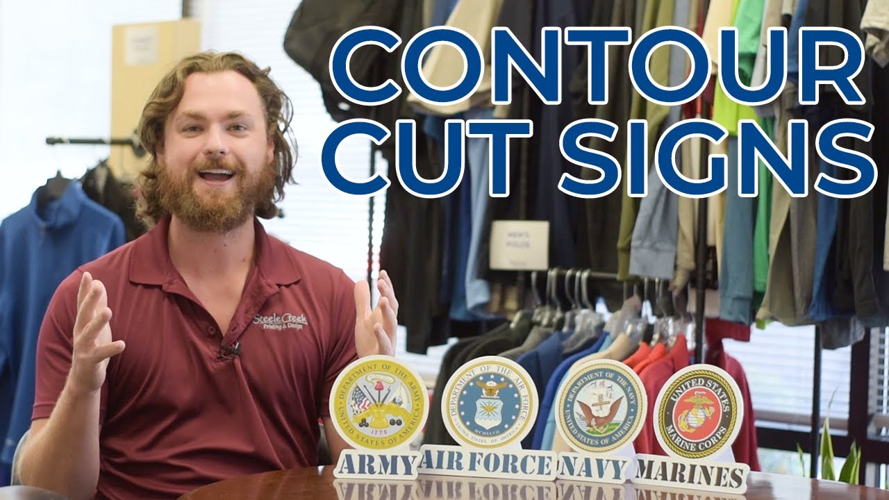 Custom Cut Signage for the Win - YouTube