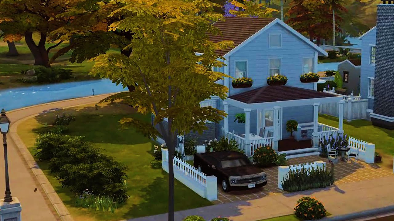 ⚒️ Speed build Suburban House Basegame #sims4 - YouTube
