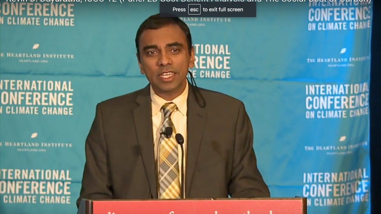 Kevin D. Dayaratna, ICCC-12 (Panel 2B Cost Benefit Analysis and The ...
