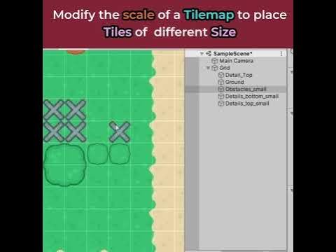 Placing Tiles of different Size on a Tilemap in Unity 2D - YouTube