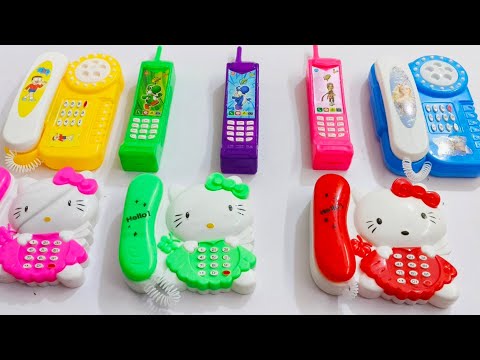 2Minits satisfying Sanrio hello kitty phone toys collection miniature plastic phone Everything Toys