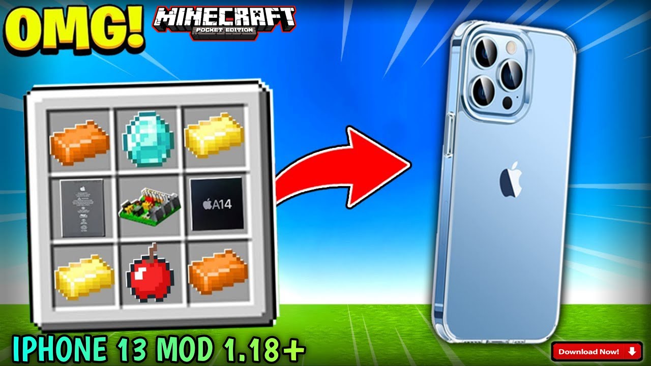 √iphone mod minecraft pe 1.18 |iphone addon minecraft pe 1.18 |phone ...