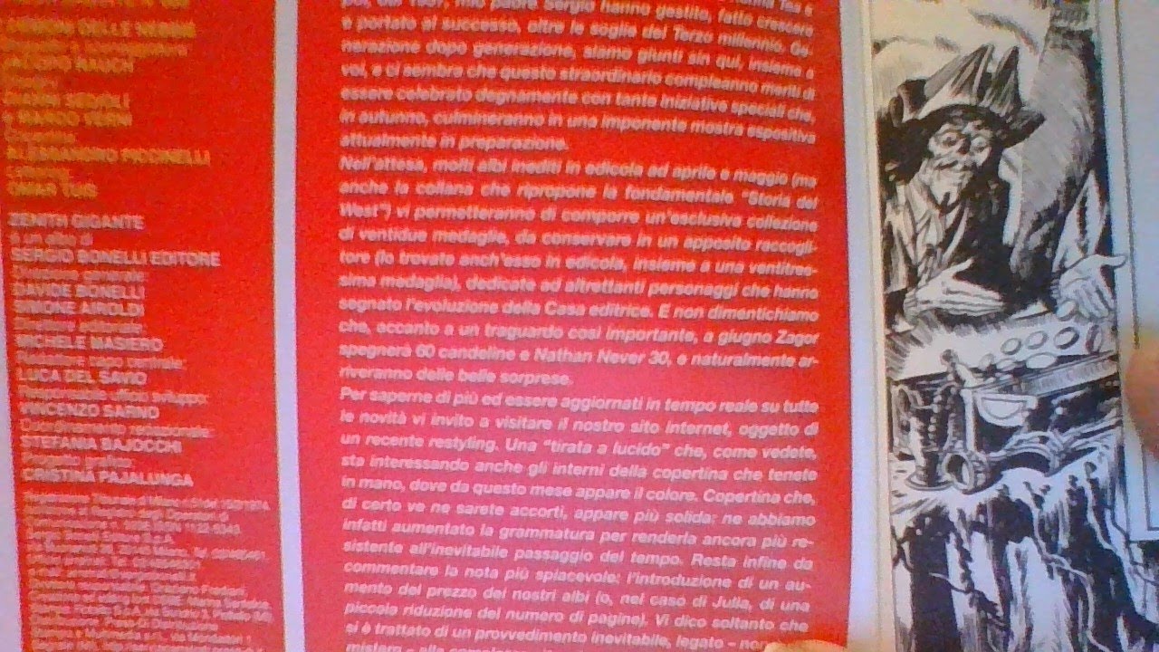 LETTERA DI DAVIDE BONELLI AI LETTORI (commento) - YouTube