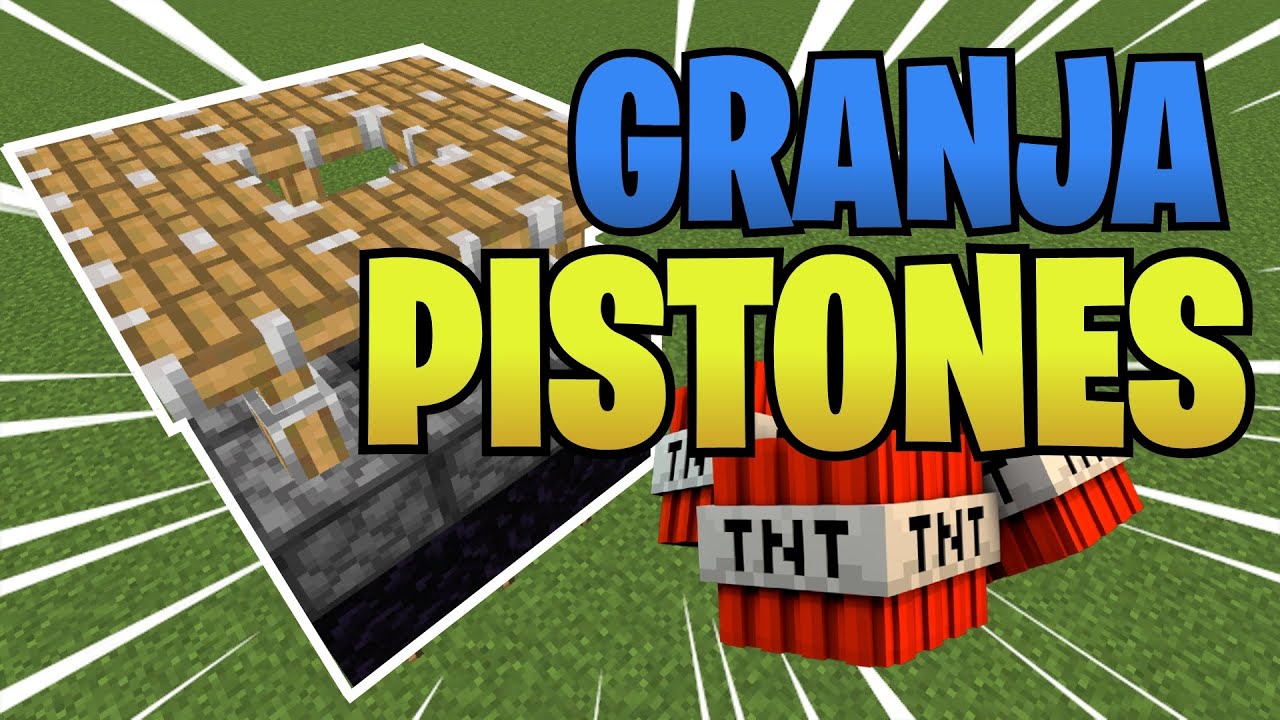 COMO HACER UNA GRANJA DE PISTONES EN MINECRAFT BEDROCK 1.19 - PISTONES ...