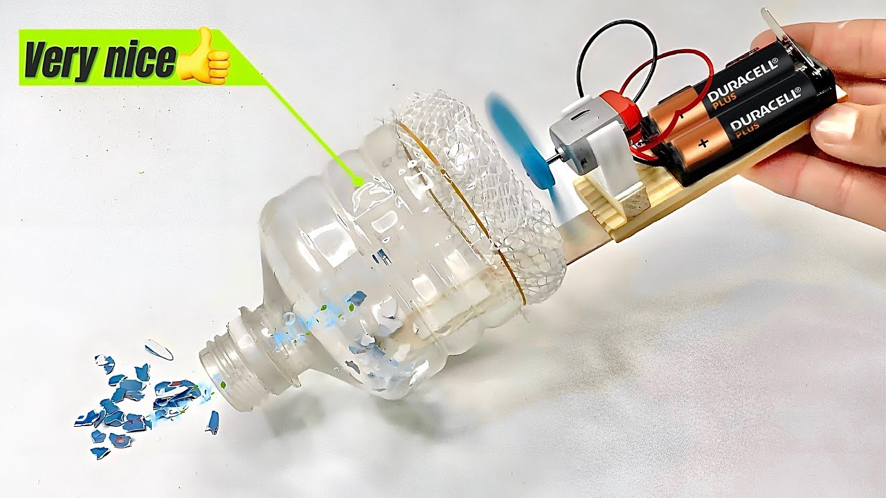 How to Make a Vacuum Cleaner at HomeDIY Powerful Vacuum Cleaner ...