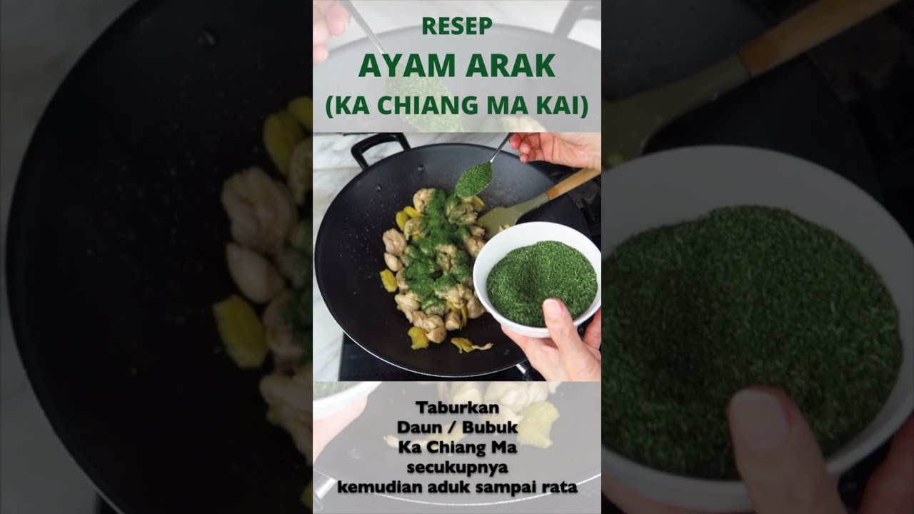 Resep Ayam Arak (Ka Chiang Ma Kai) khas Masyarakat Tionghua #Shorts ...