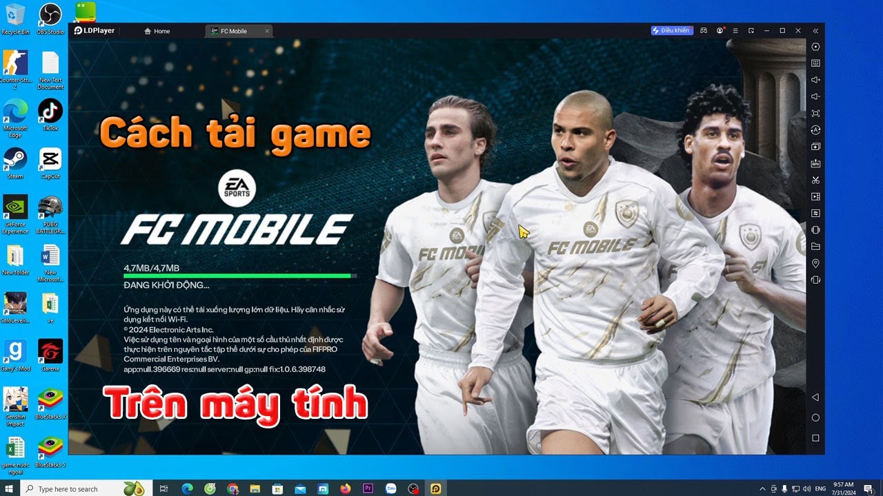 Cách tải cài game Fc mobile trên máy tính laptop pc - Cách chơi Fc ...