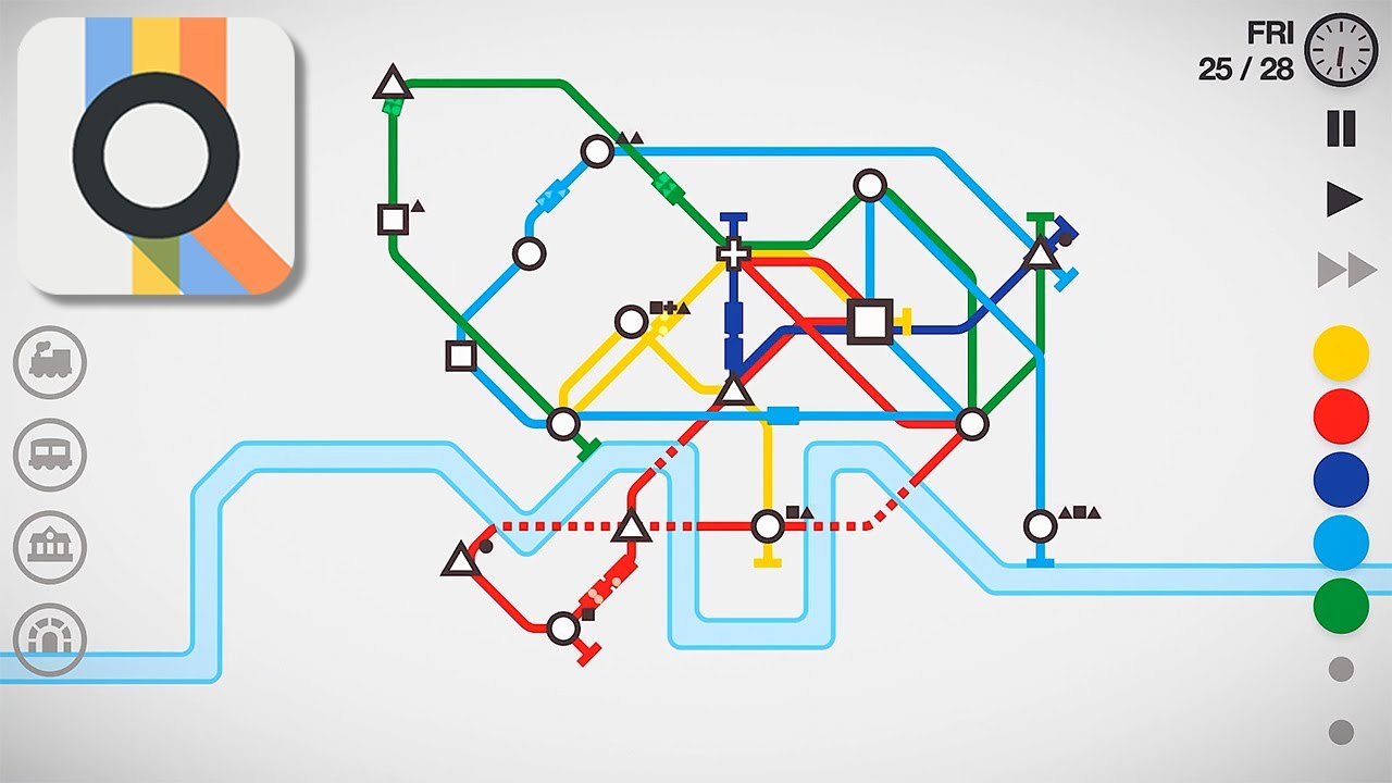 Mini Metro - Gameplay Showcase (iOS, Android) - YouTube