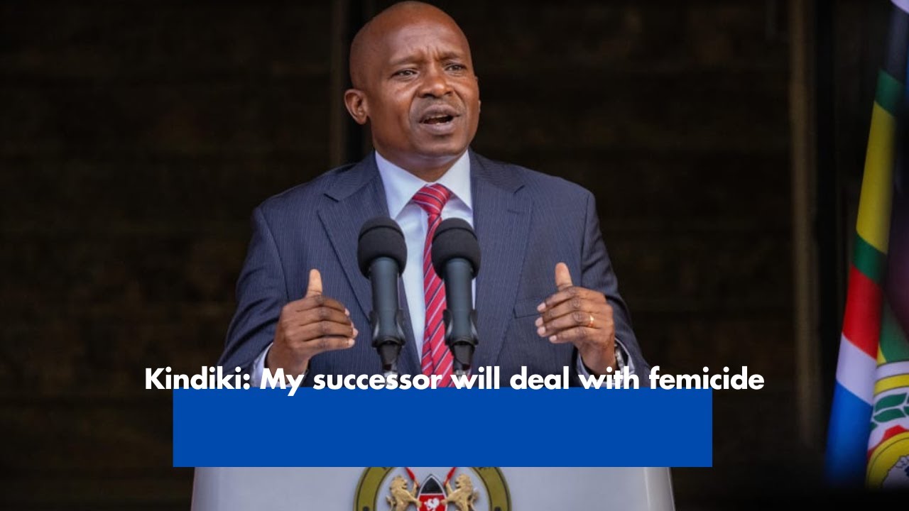 My successor will deal with femicide - YouTube