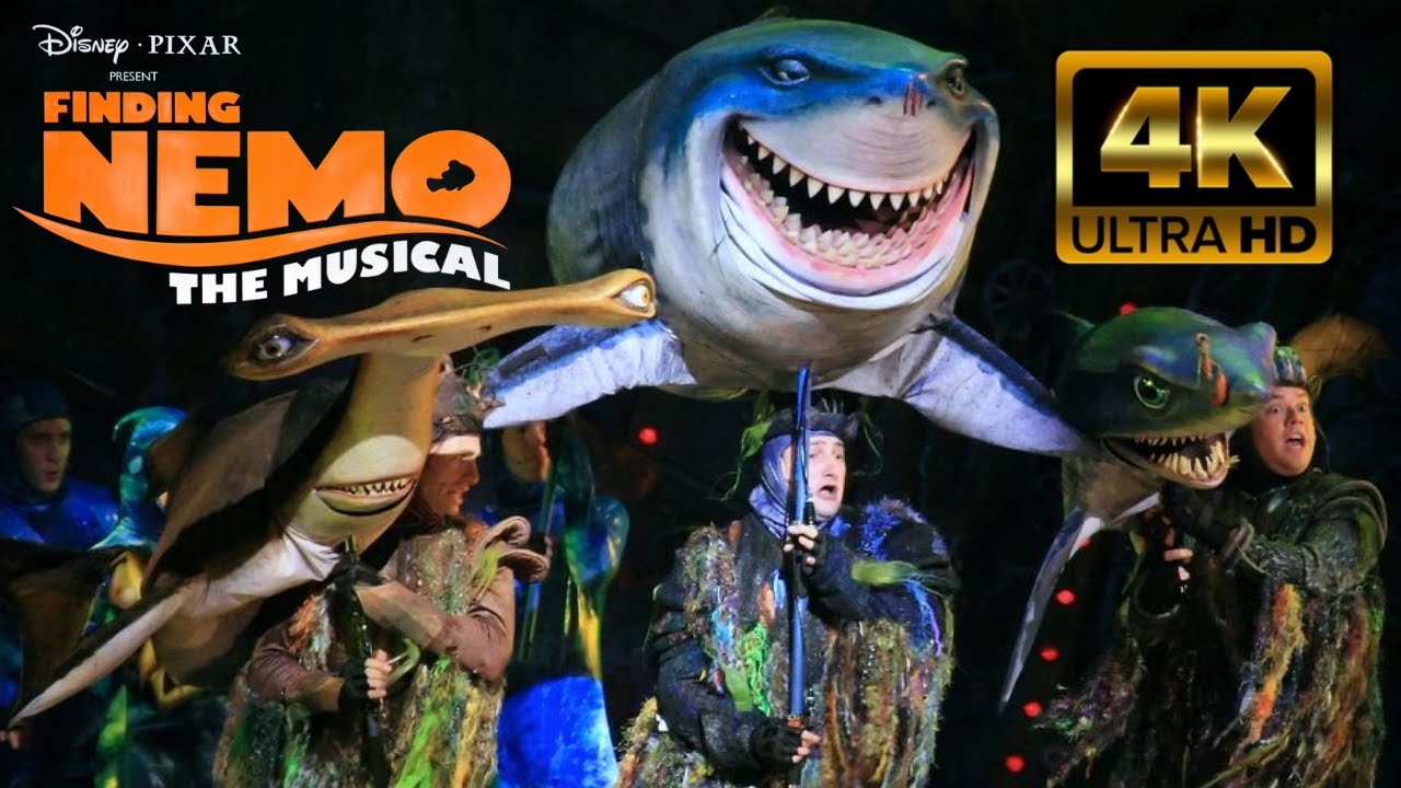 Finding Nemo: The Big Blue and Beyond! LIVE on Stage || 4K 60fps4 HD ...