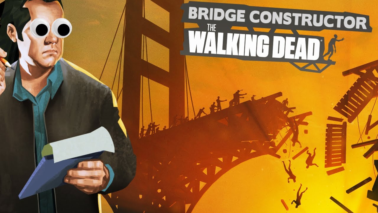 Building Bridges to Escape Zombies! (Bridge Constructor Gameplay) - YouTube