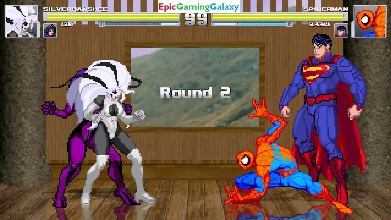 Superman And Spider-Man VS Silver Banshee And Agony The Symbiote In A ...