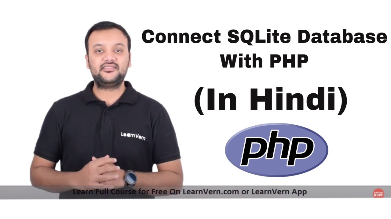 How To Connect Sqlite Database With Php Video In Hindi Learnvern 6513