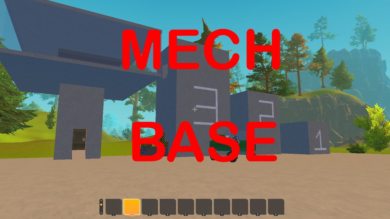 I Made a mech base in scrap mechanic! - YouTube