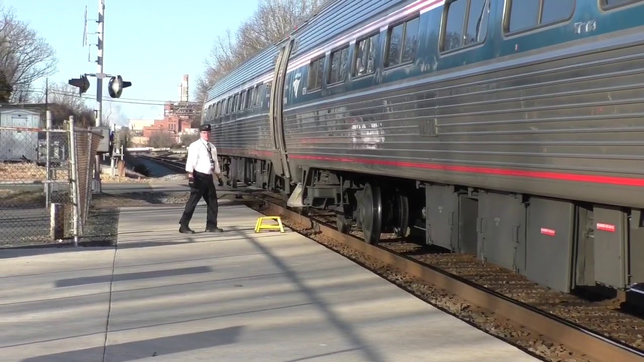 Amtrak Passing Widewater then Another Amtrak Stopping in Quantico, Va ...